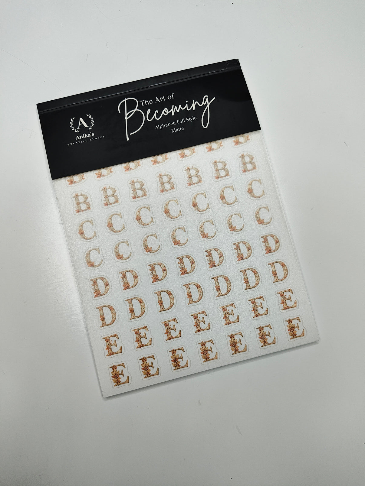 Alphabet: Fall Style – Anika's Kreative Kloset